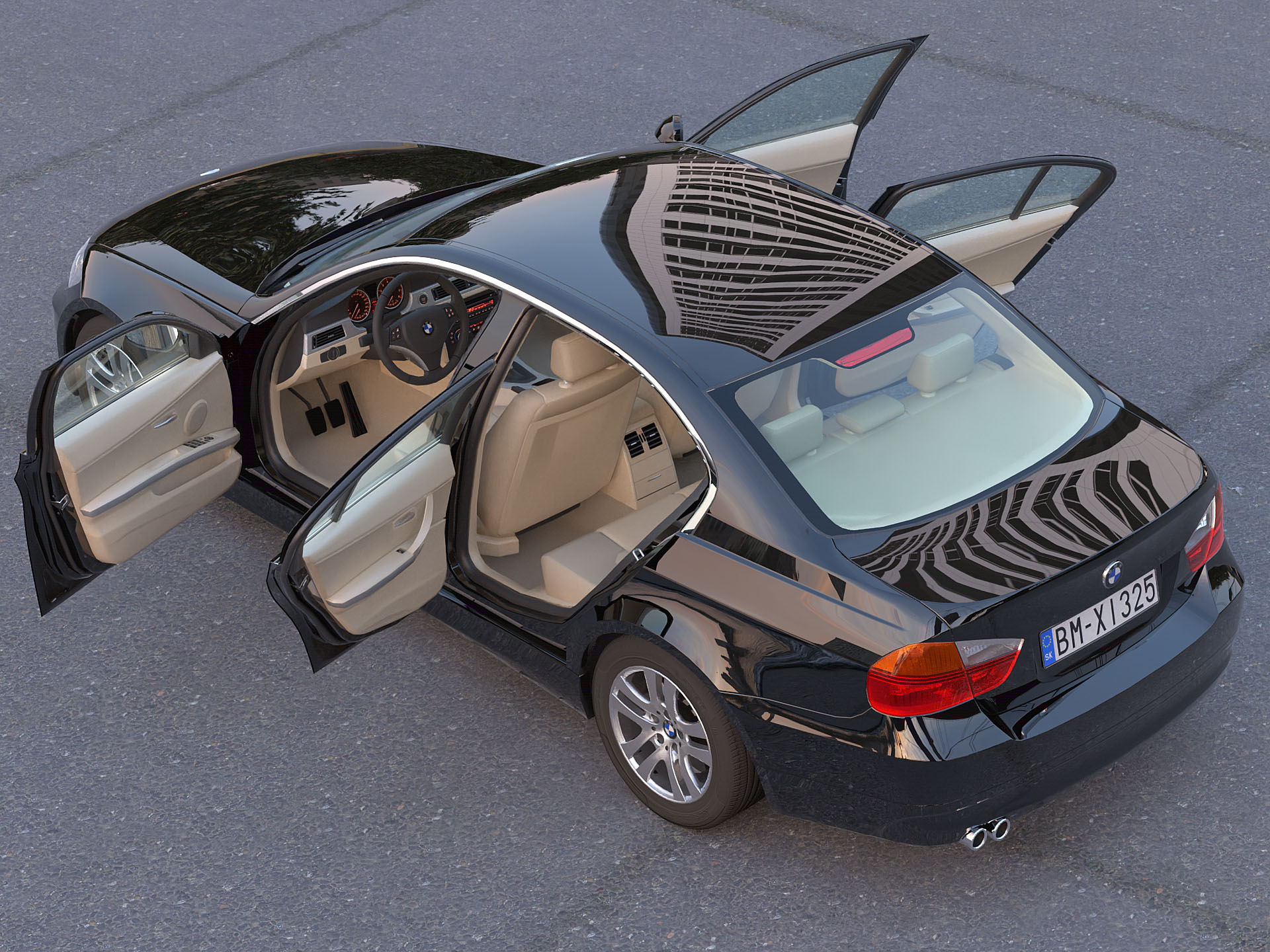 3D model :: BMW 3-series E90 2006