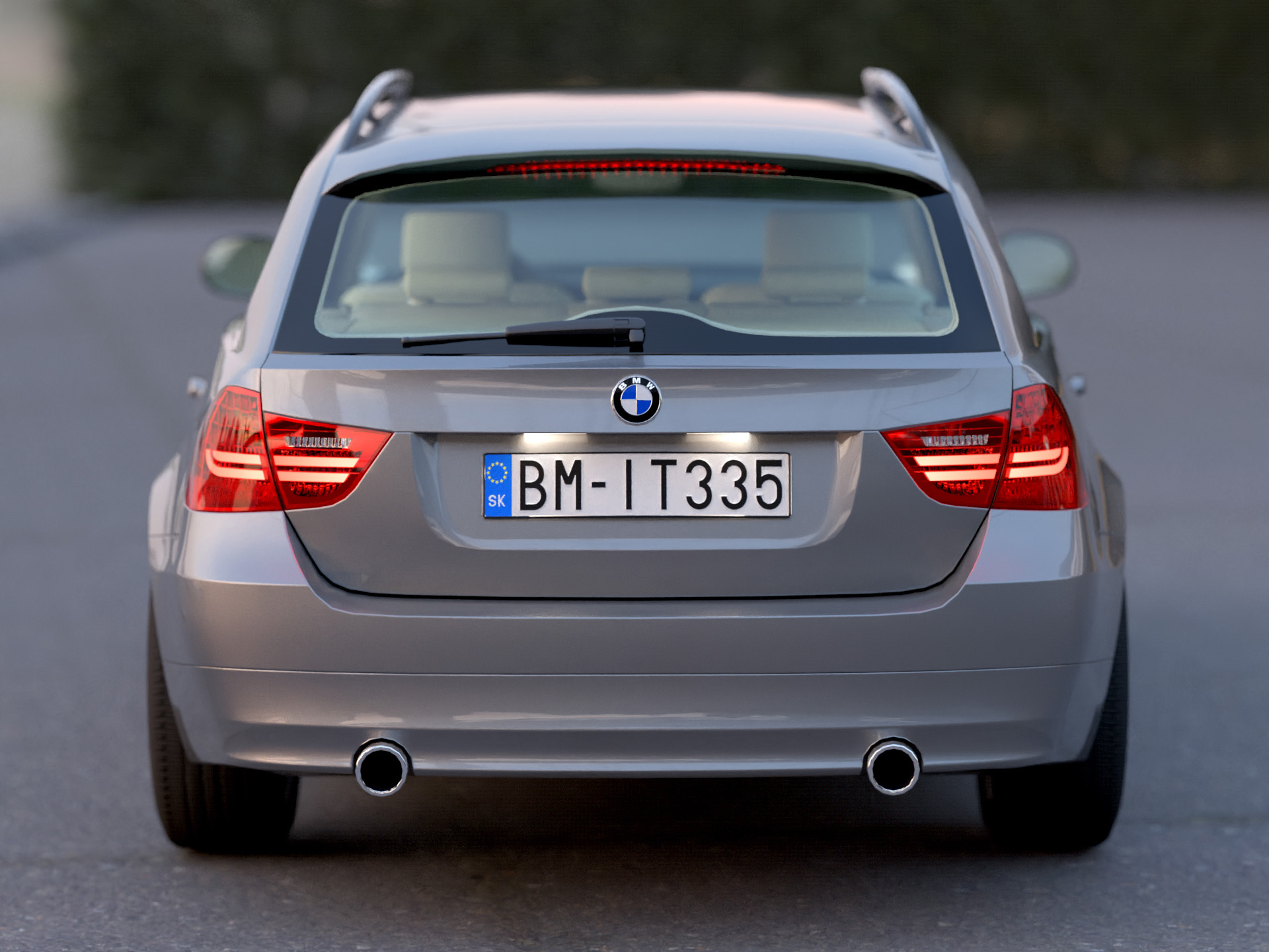 3D model :: BMW 3-series Touring E91 LCI