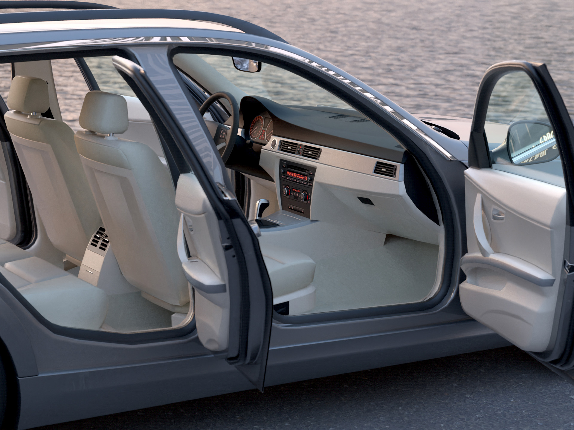 3D model :: BMW 3-series Touring E91 LCI