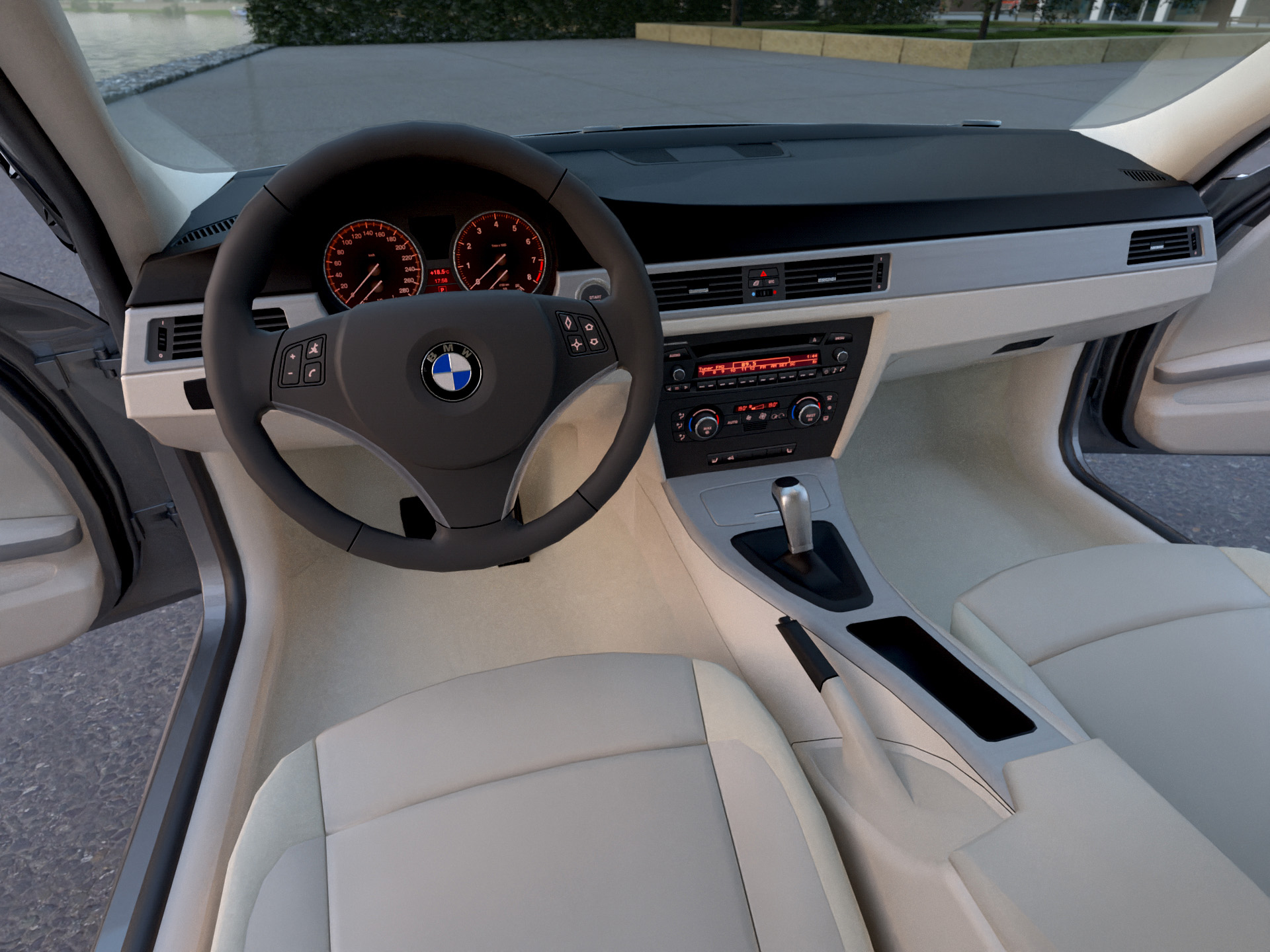 3D model :: BMW 3-series Touring E91 LCI