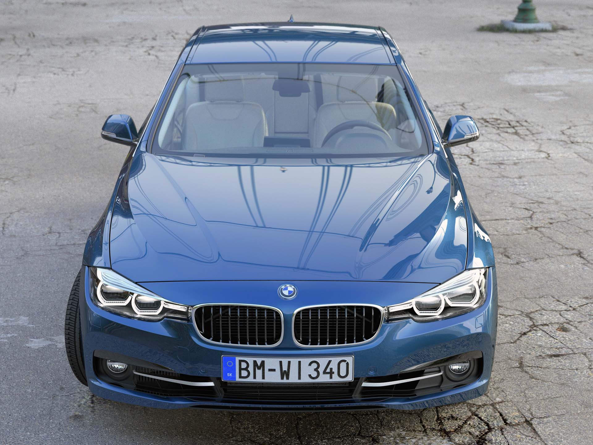 :: 3D model :: BMW 3-series F30 2016-2020::