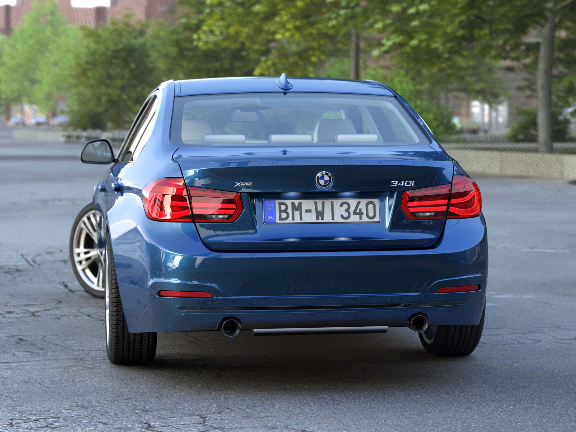 :: 3D model :: BMW 3-series F30 2016-2020::