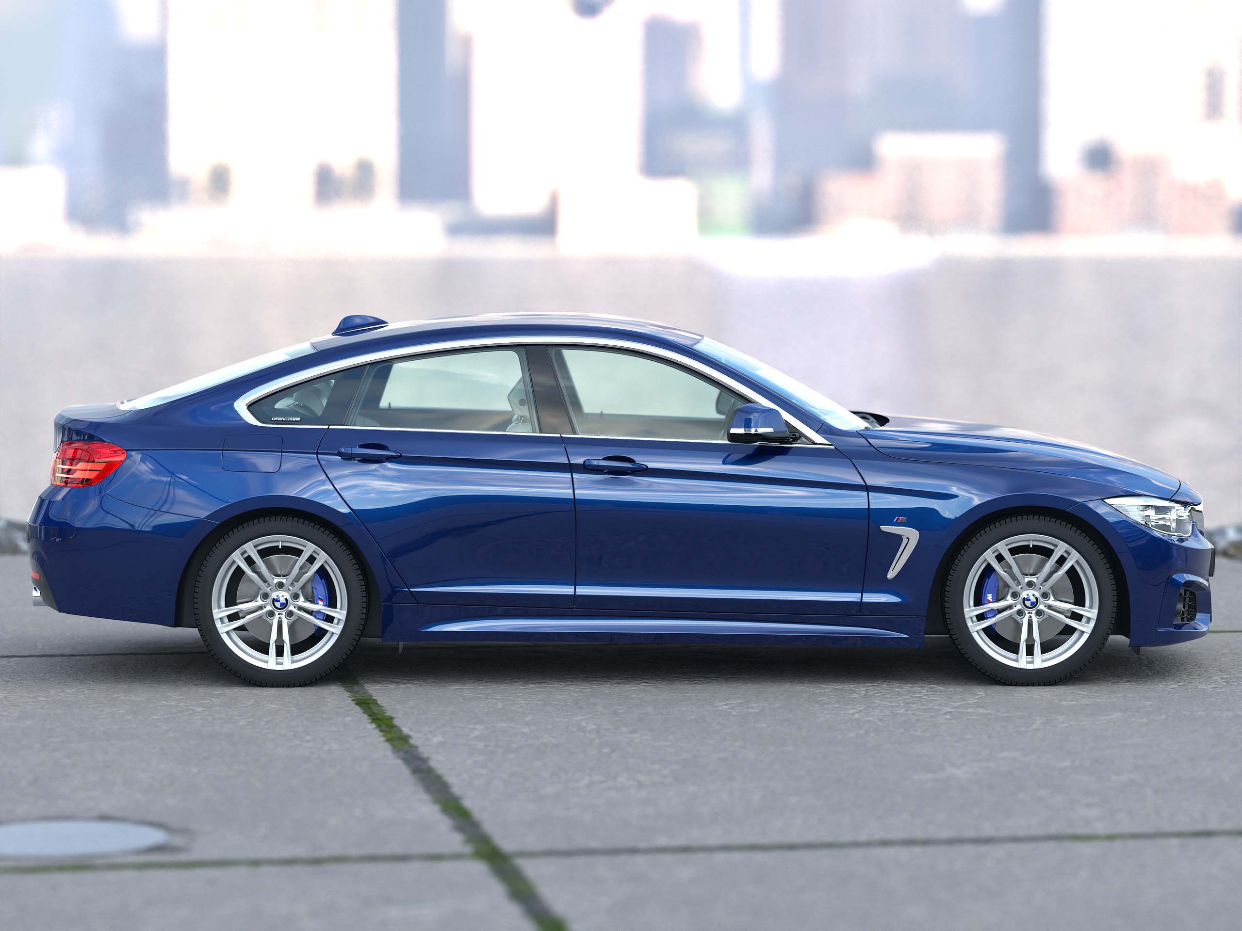 :: 3D model :: BMW 4-series Gran Coupe F36 2015-2019::