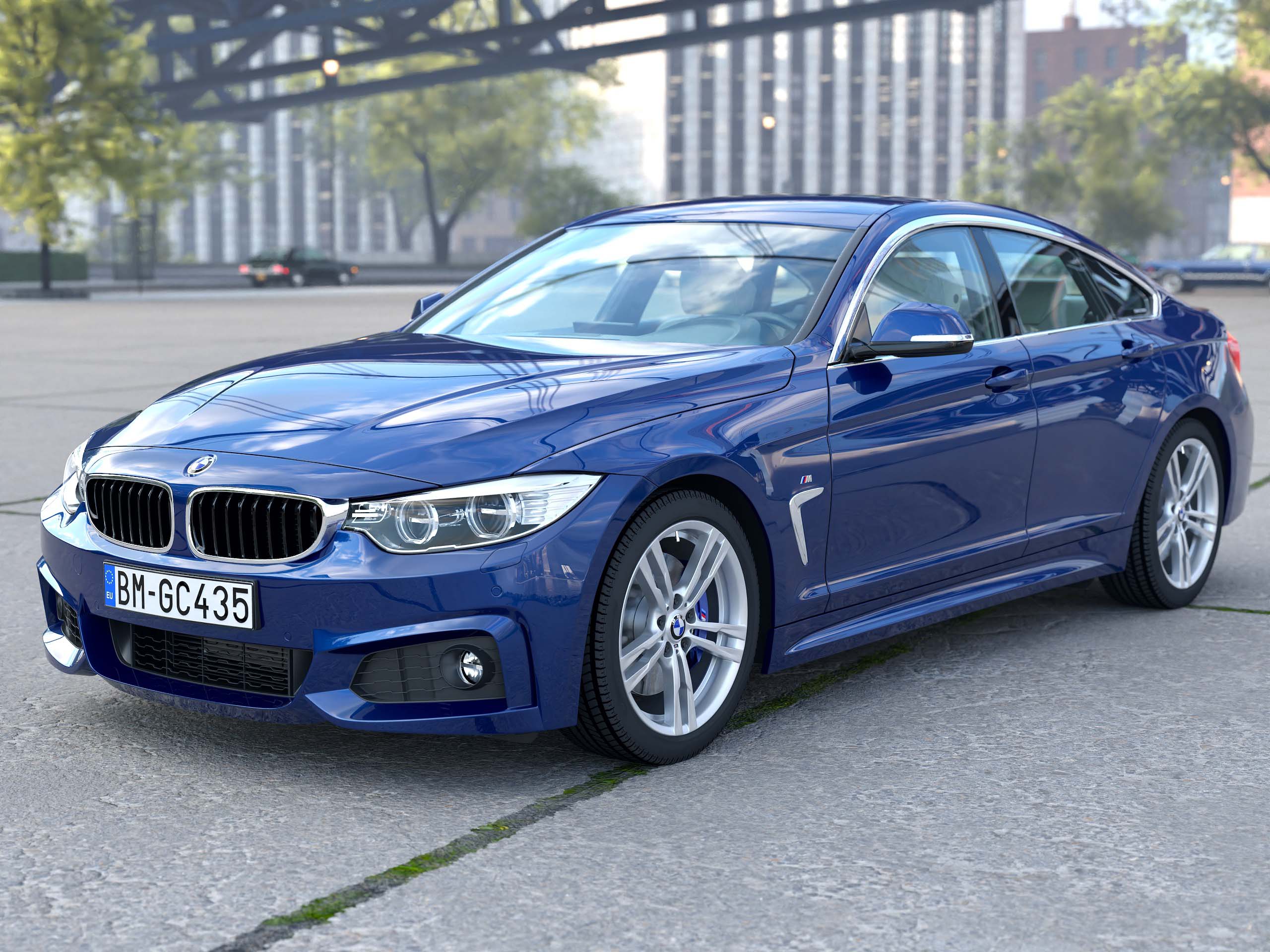 :: 3D model :: BMW 4-series Gran Coupe F36 2015-2019::