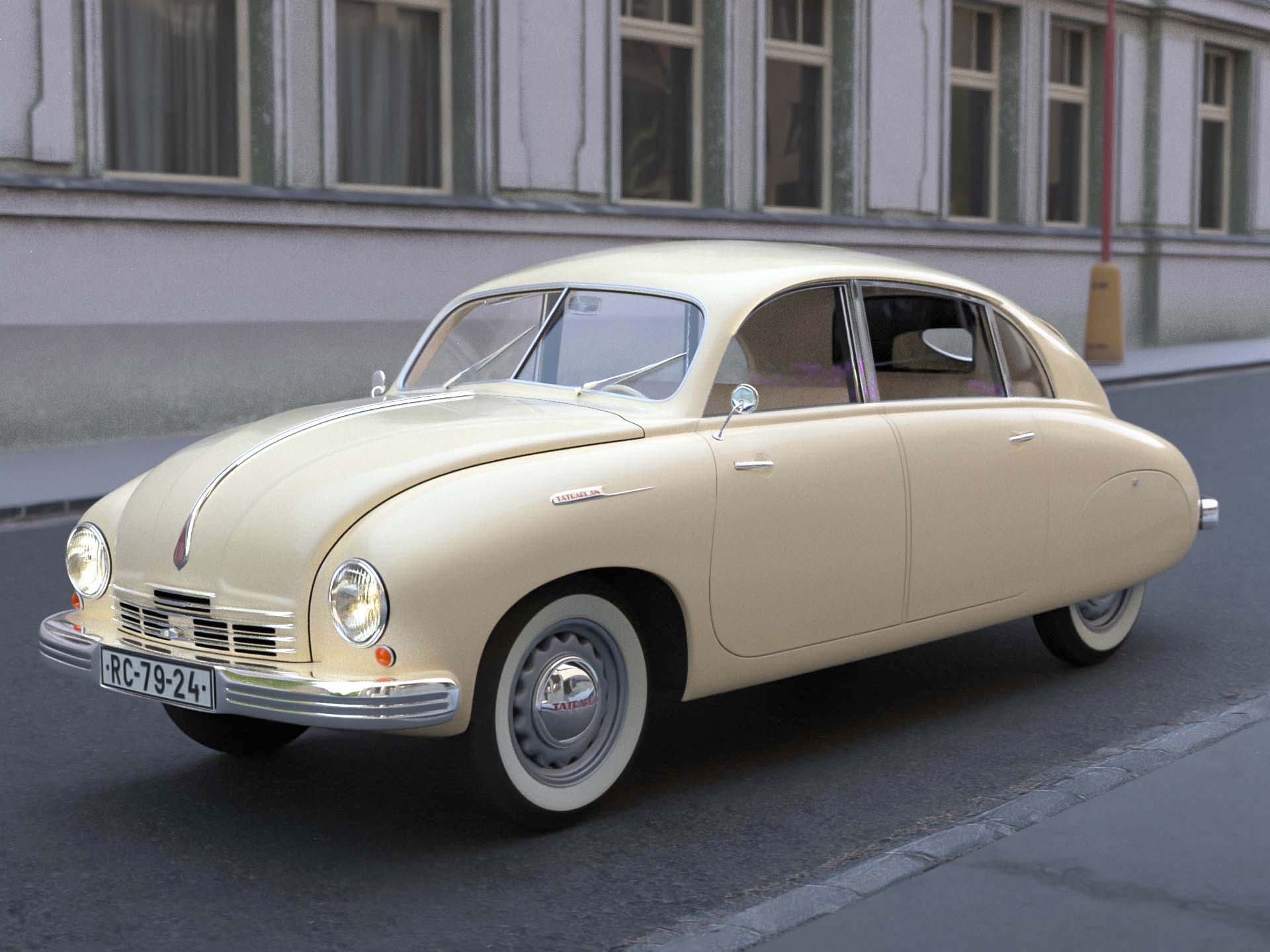 3D model :: Tatra T600 Tatraplan 1948